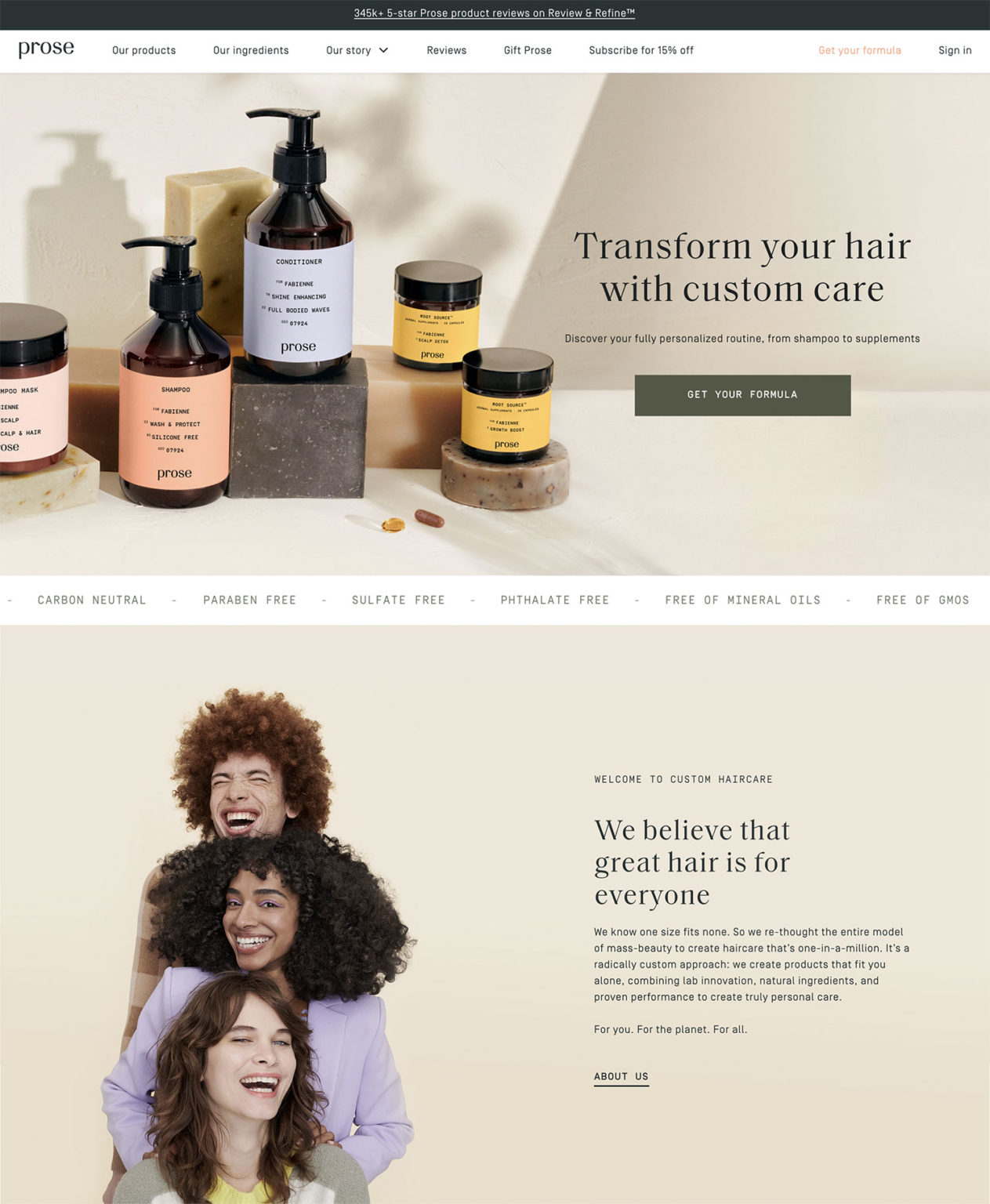 How Prose’s branding + website got me to spend $98 on haircare ...