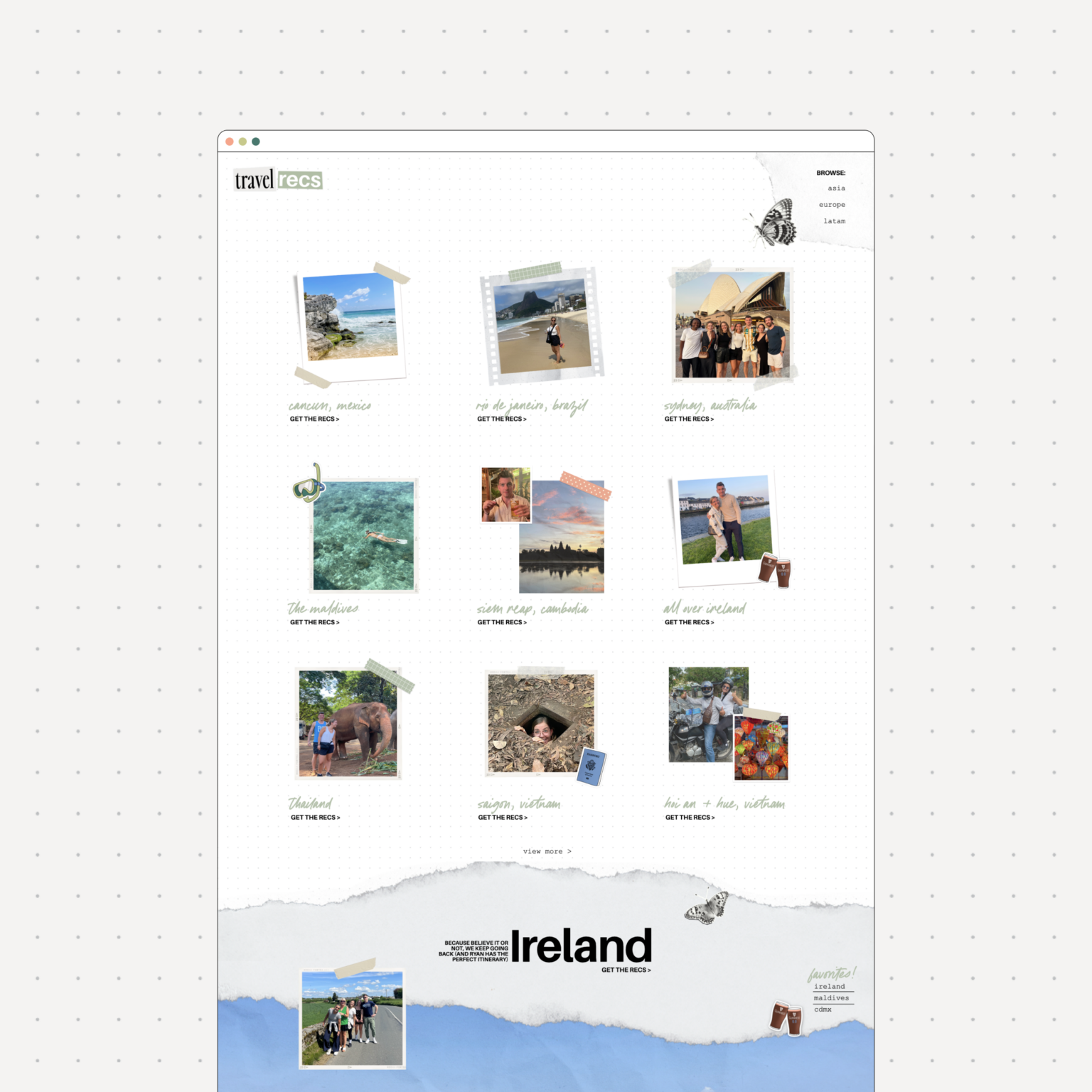 The branding & web design process for my travel blog - craftedbycarly.com